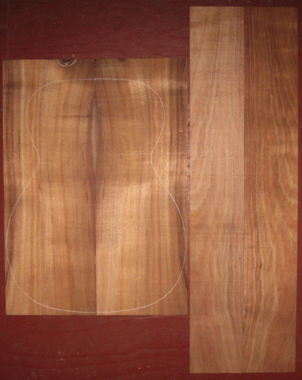 Notable Woods - Koa 2nds Back-Side Sets